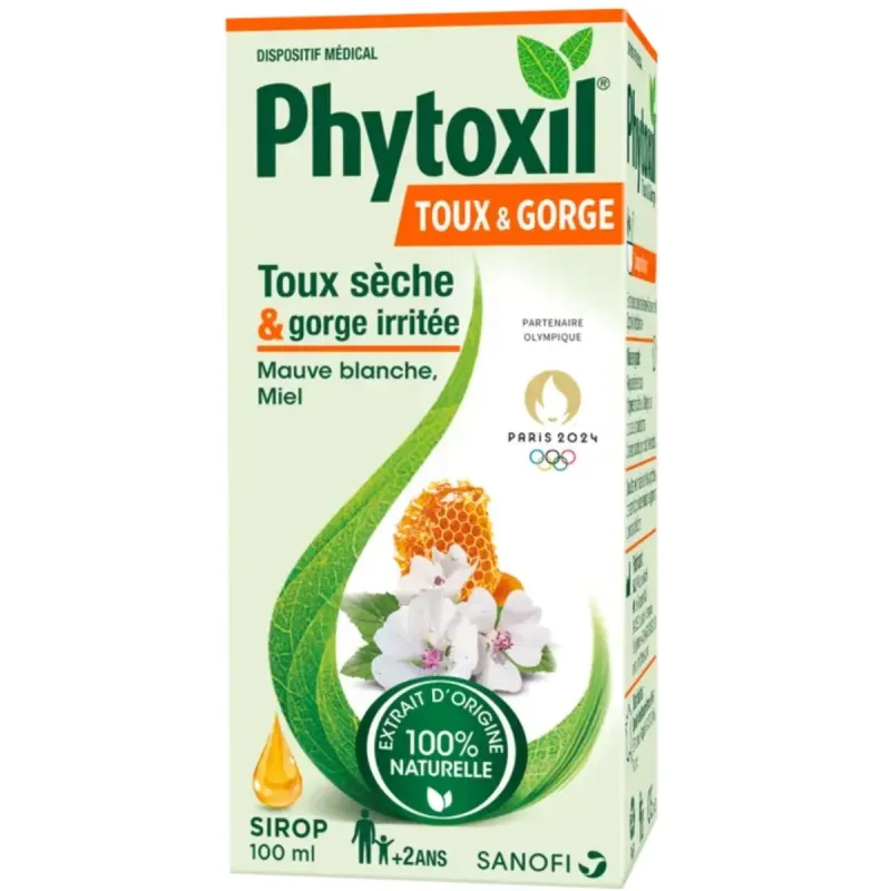 Phytoxil Sirop Toux Sèche et Gorge Irritée 100ml