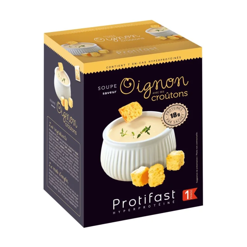 Protifast Soupe Protéinée à l’Oignon – Sachets minceur hyperprotéinés