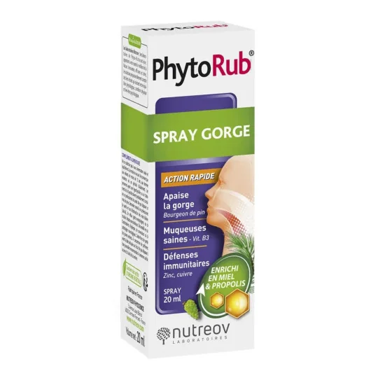 Nutreov Phytorub Spray Gorge – Apaise & Adoucit la Gorge 30ml
