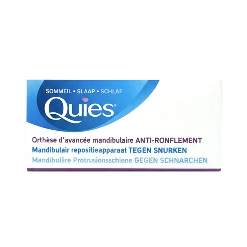 Quies Orthèse Anti-Ronflement - Apnée du Sommeil Modérée
